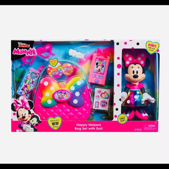 Disney | Accessories | Disneys Minnie Mouse Minnie Bag Set With Bonus ...